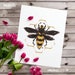 ABEILLE Geometric Bug Artprint| Honey Bumblebee Decor| Geometric ...