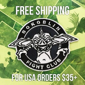 FIGHT CLUB Patch | Nerd Monster Video Game Punk | Black and White ...