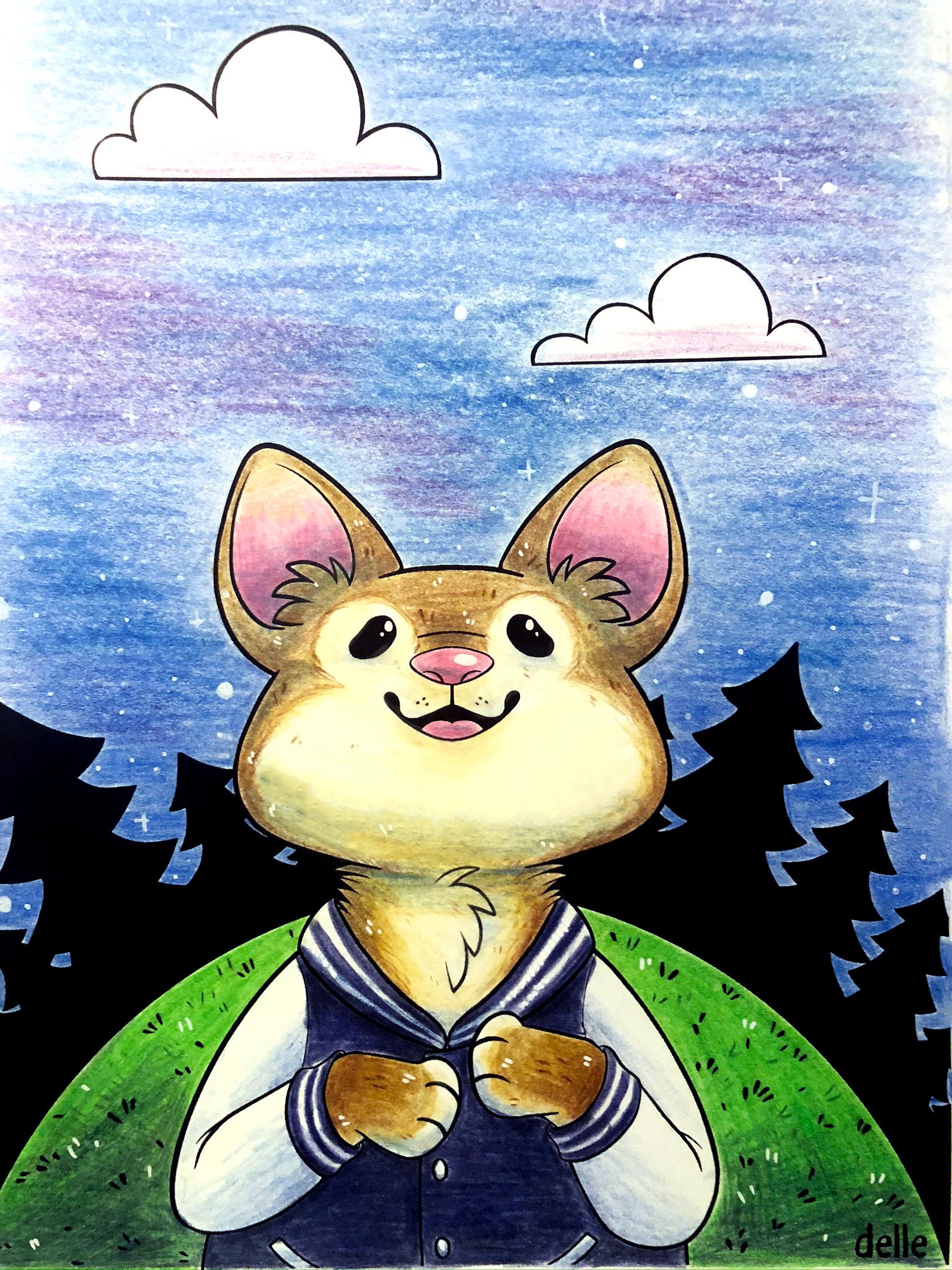 5 Coloring Page Pack Cute Linework for You to Color - Etsy