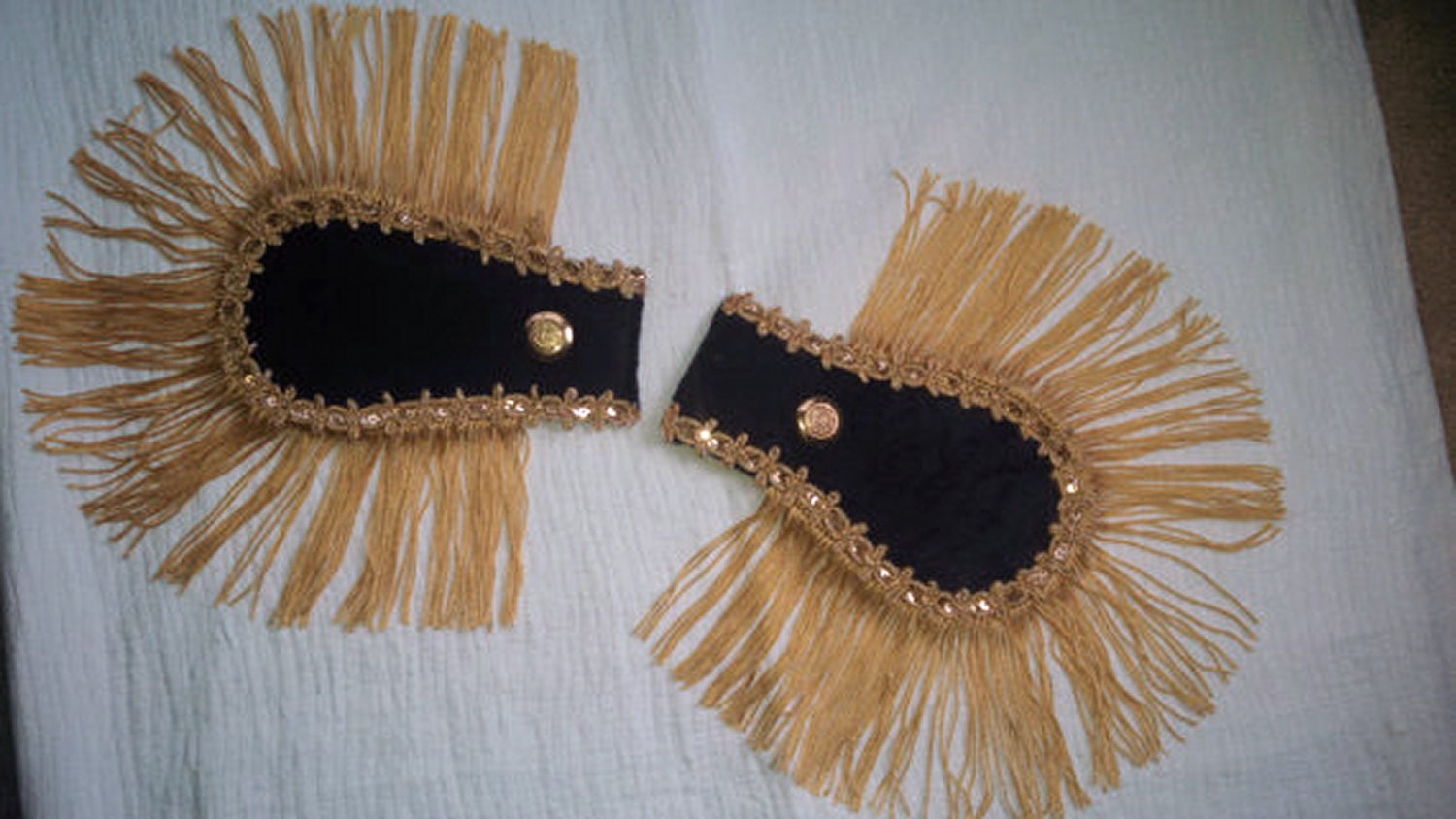 BLACK Epaulettes for Costumes, Shoulder Military, Fanx, Brony, Cosplay ...