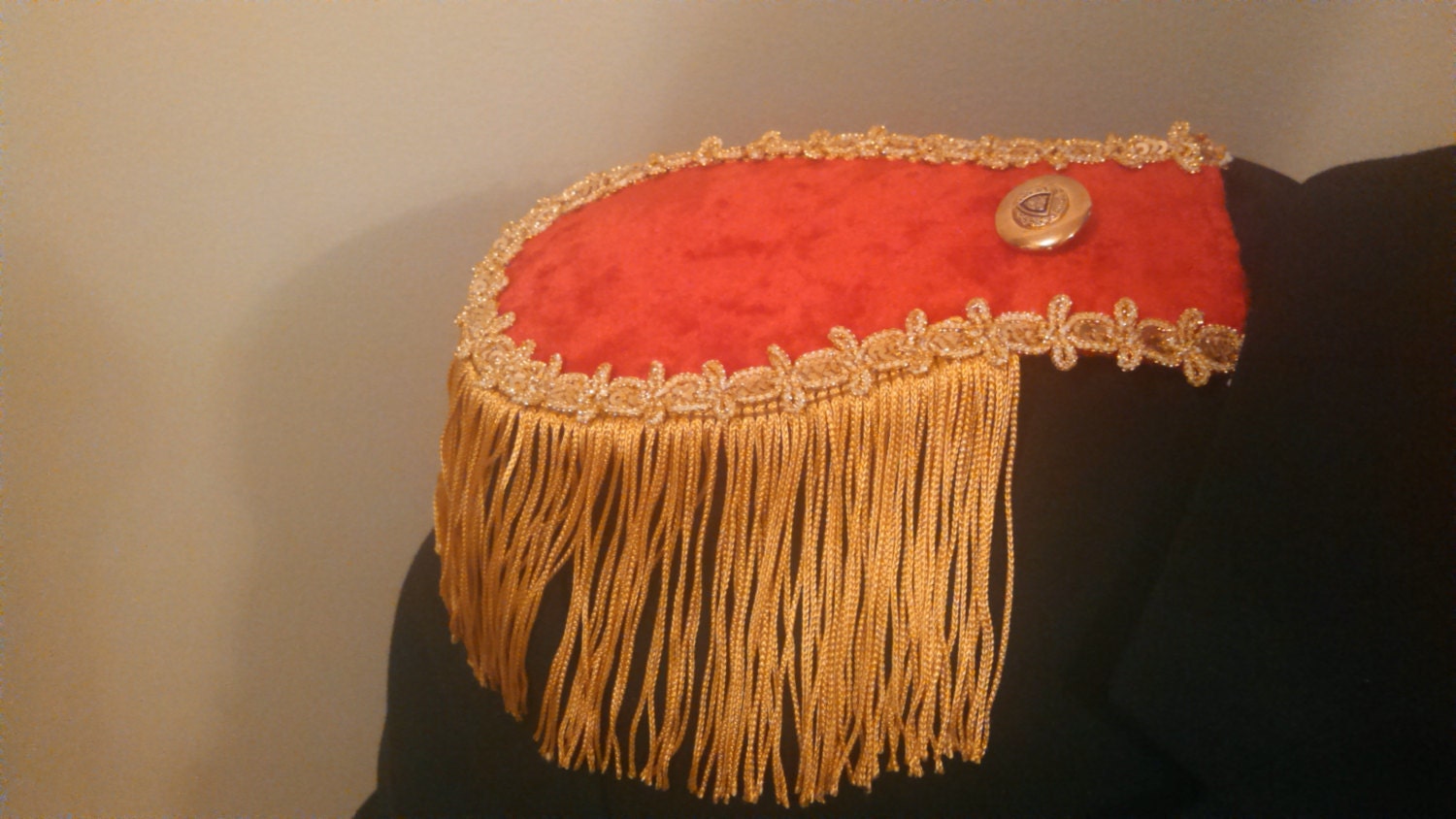 Red Epaulettes for Costumes, Shoulder Military, Cosplay,fanx, Brony ...