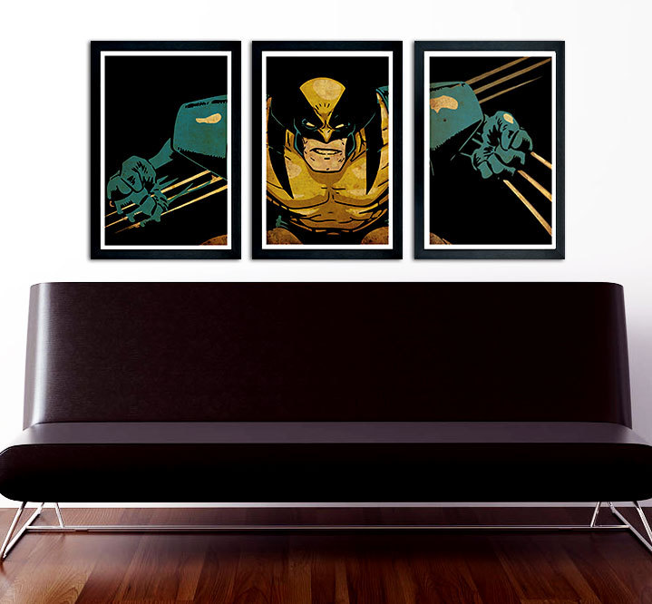 Wolverine Poster Set of 3 Wall Decor 11 X 17 - Etsy