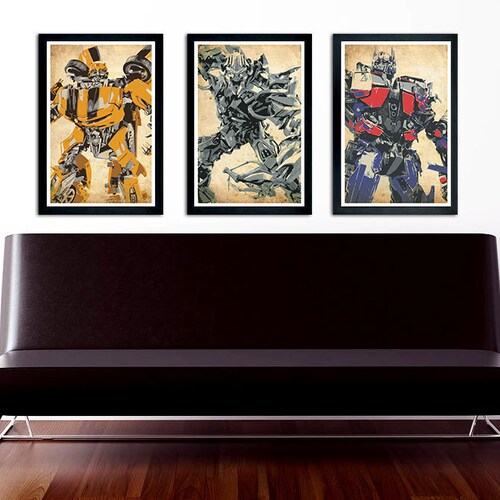Transformers Poster Set of 3 Wall Decor 11 X 17 Optimus - Etsy