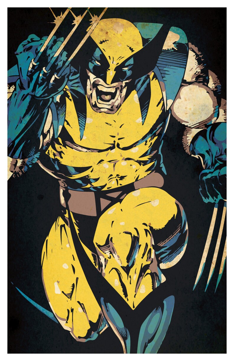 Wolverine Poster Set of 3 – Wall Decor 11 X 17 - Etsy