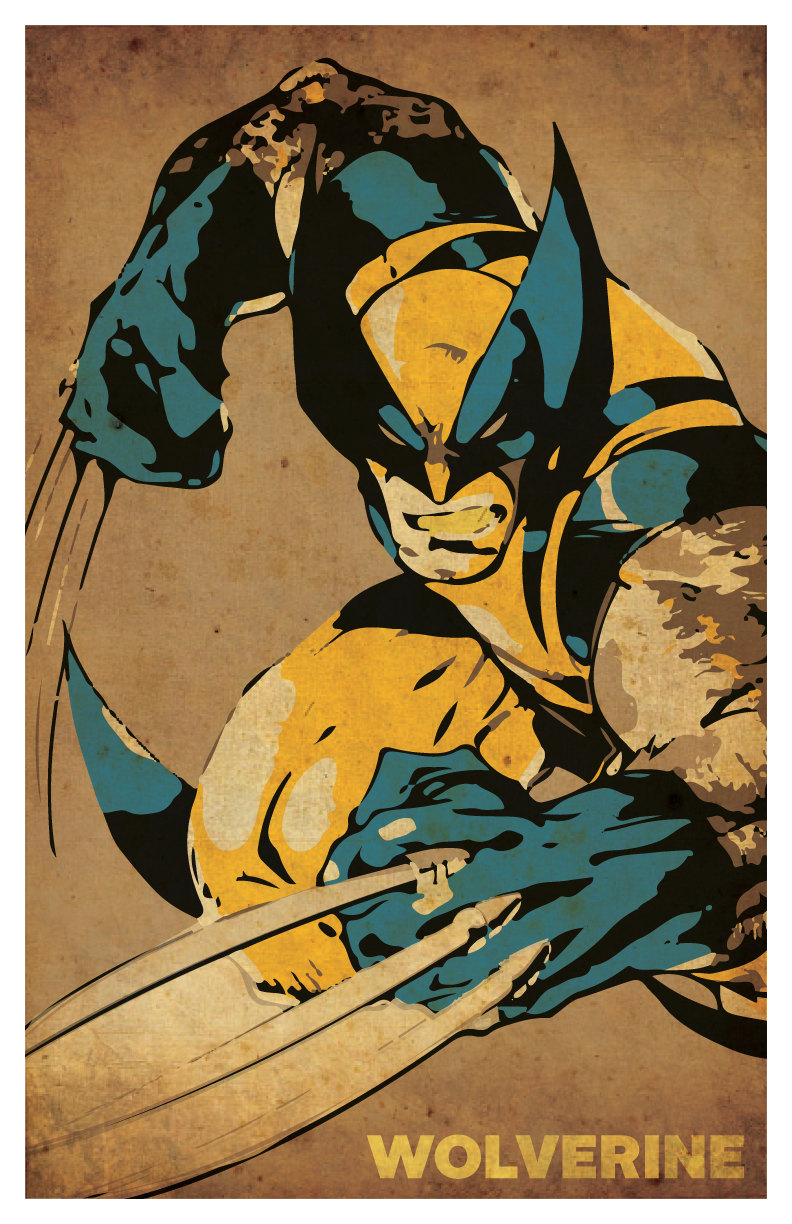 Wolverine Poster Set of 3 – Wall Decor 11 X 17 - Etsy