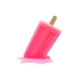 XL Jumbo Large Resin Hot Pink Melting Ice Pop Popsicle Lollipop Art ...