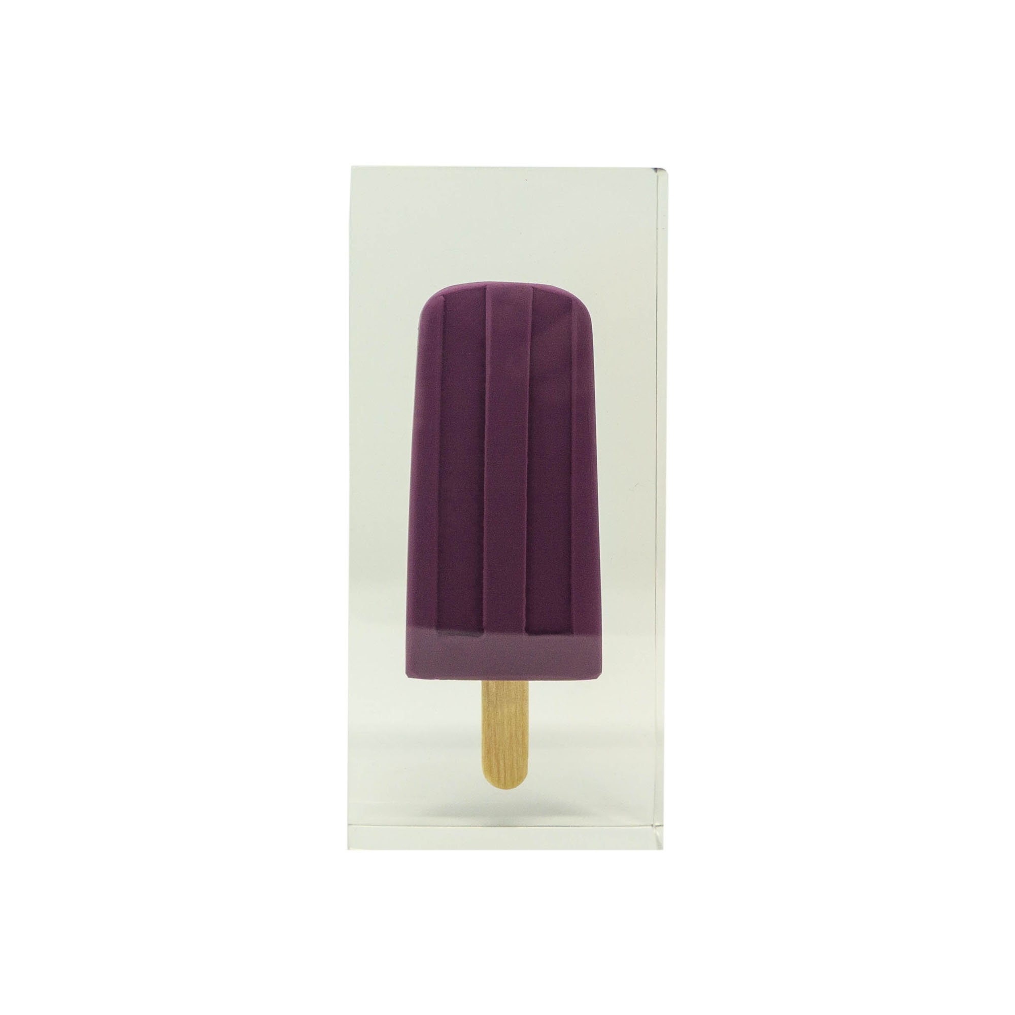Purple Grape Floating Wood Ice Cream Popsicle in Clear Resin - Etsy