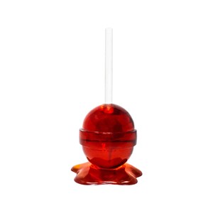 Mini Resin Red Translucent Melting Blow Pop Popsicle Lollipop Art ...