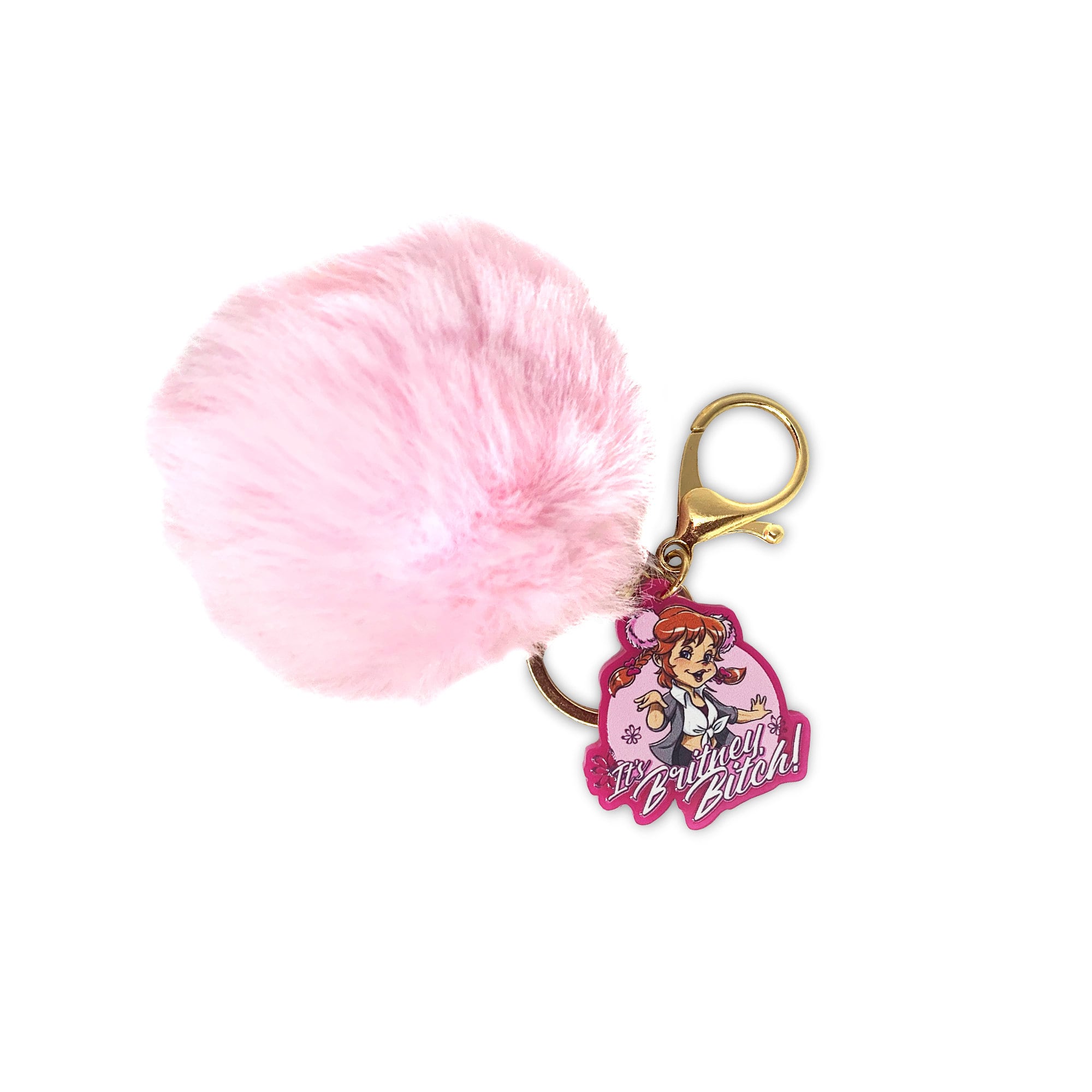 Britney Spears Brittany Miller Chipette Pink Pom Pom Gold | Etsy
