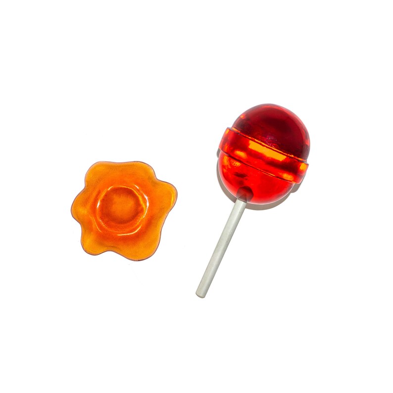 Mini Resin Red Translucent Melting Blow Pop Popsicle Lollipop - Etsy