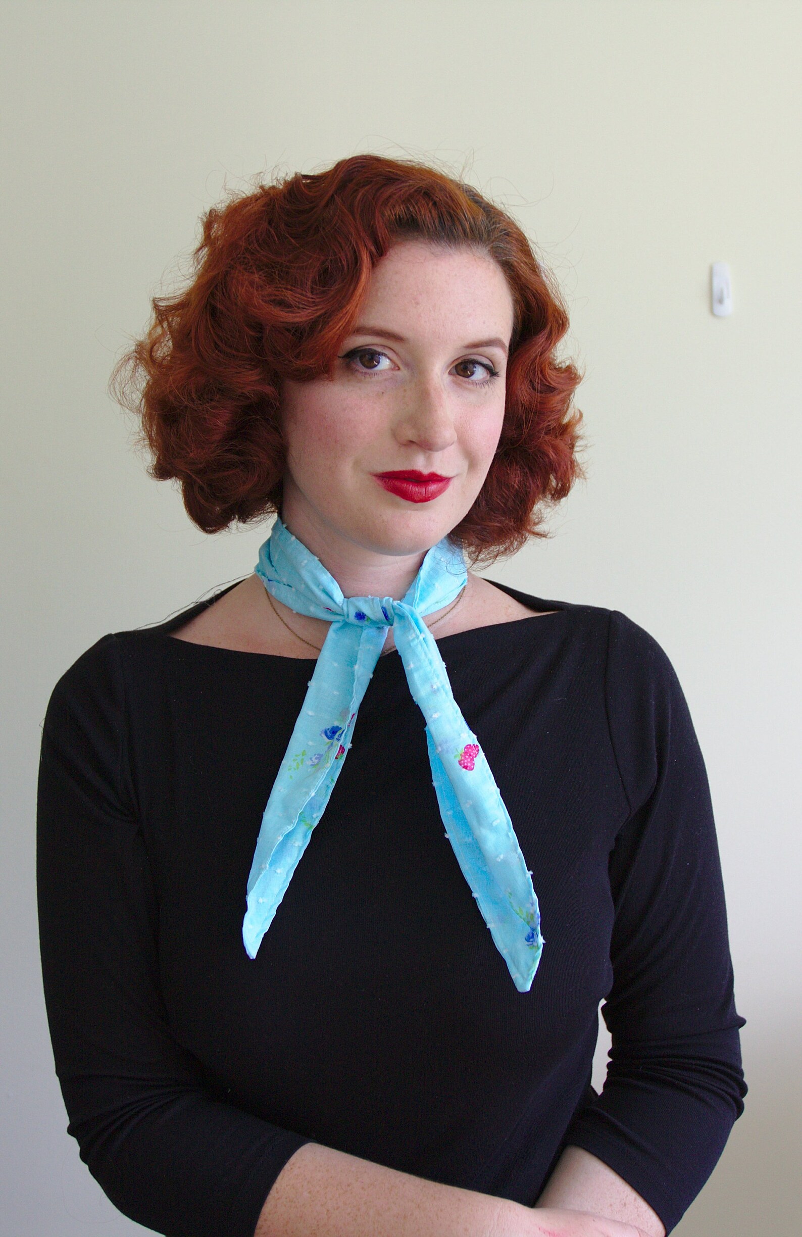 Rockabilly Style Pinup Head Scarf / Head Wrap / Rosie Wrap / - Etsy UK