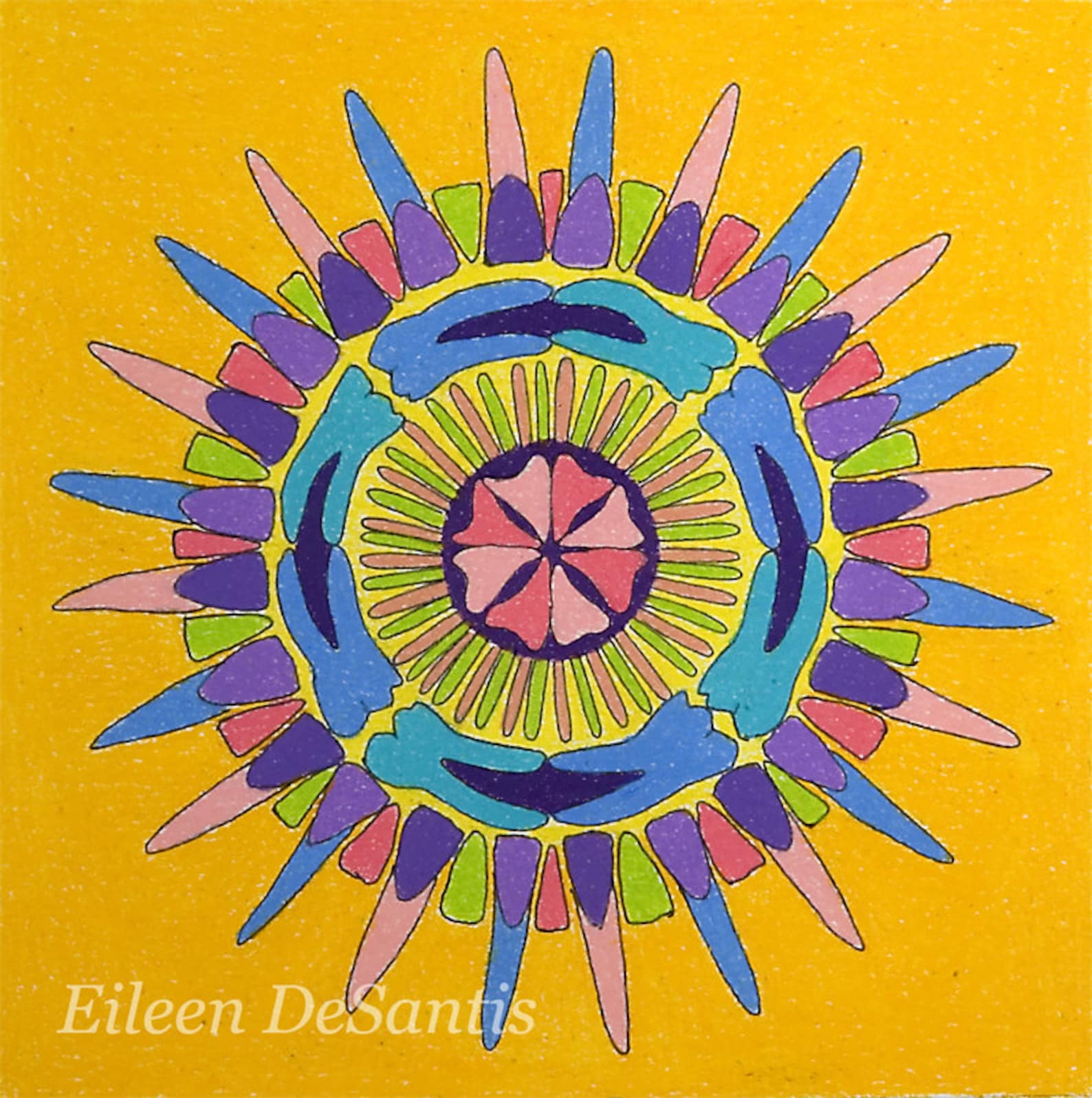 15 x 575 Kleine Original Mandala Zähne Zeichnung Zahn Kunst - Etsy.de
