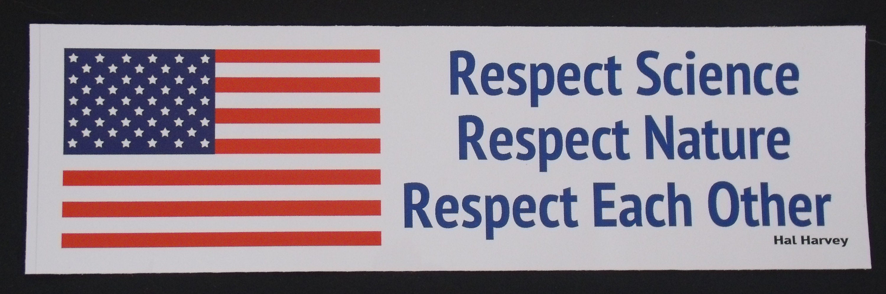 Bumper Sticker - Respect Science Respect Nature Respect Each Other - Etsy