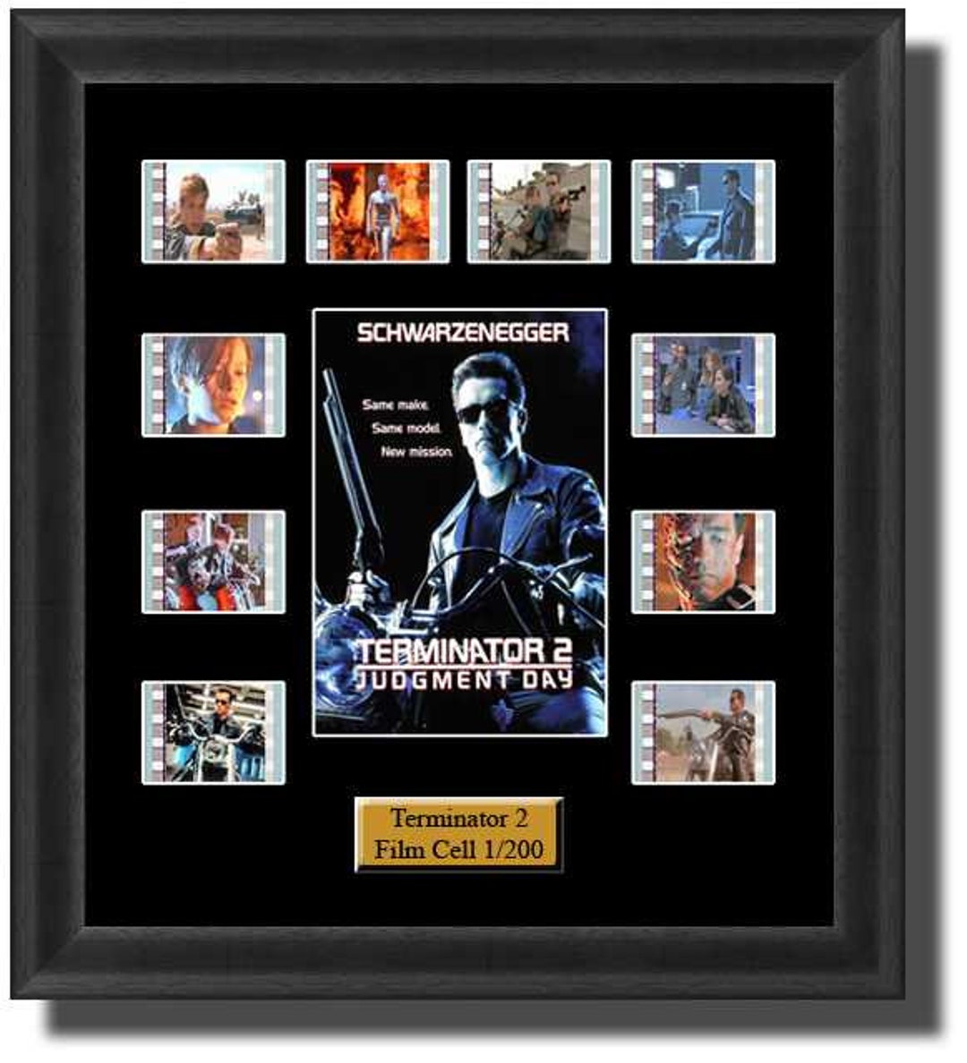 Backlight Terminator 2 Framed Film Cell Memorabilia 35mm Movie Cells ...