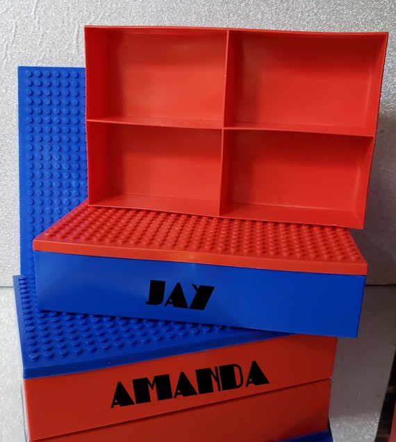 Personalized Building Blocks Storage Box With Blocks | Etsy