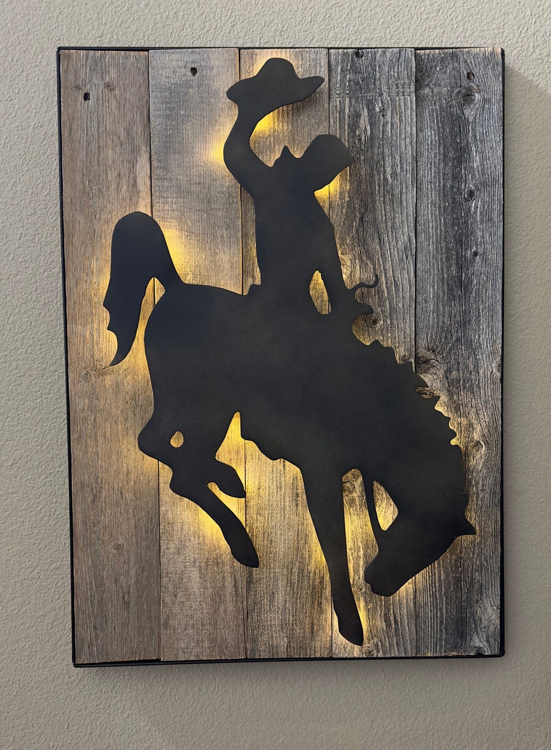 Wyoming Steamboat Metal Art - Etsy