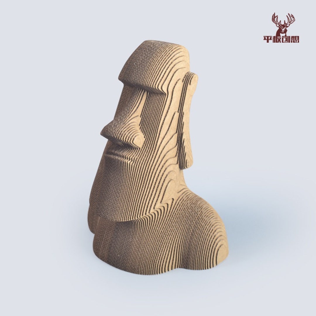 Moai Statue - Cardboard Sculpture, DIY Papercraft, 3D Paper Art,home ... Moai Statue - Cardboard Sculpture, DIY Papercraft, 3D Paper Art,home ...