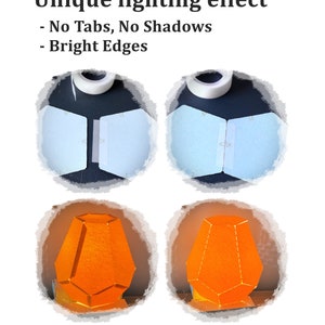 Cute Fox DIY Paper Lamp Craft Kit,creative Paper Lamp Shade,3d ...