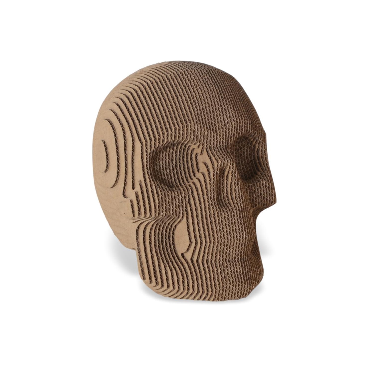 Small Size Styled Human Skull Cardboard Sculpture DIY Dragon - Etsy