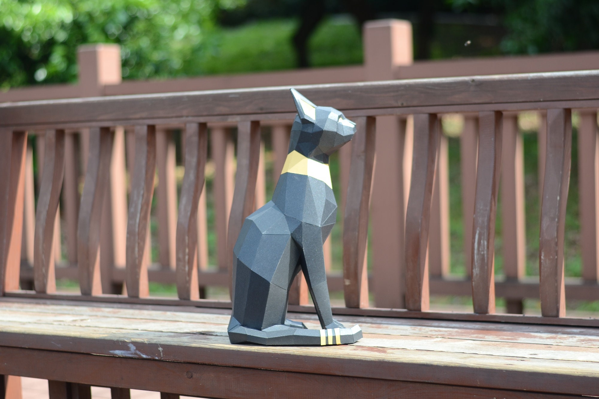 Egypt Cat Pre-cutting DIY Papercraft Kit Bastetmulti-color | Etsy