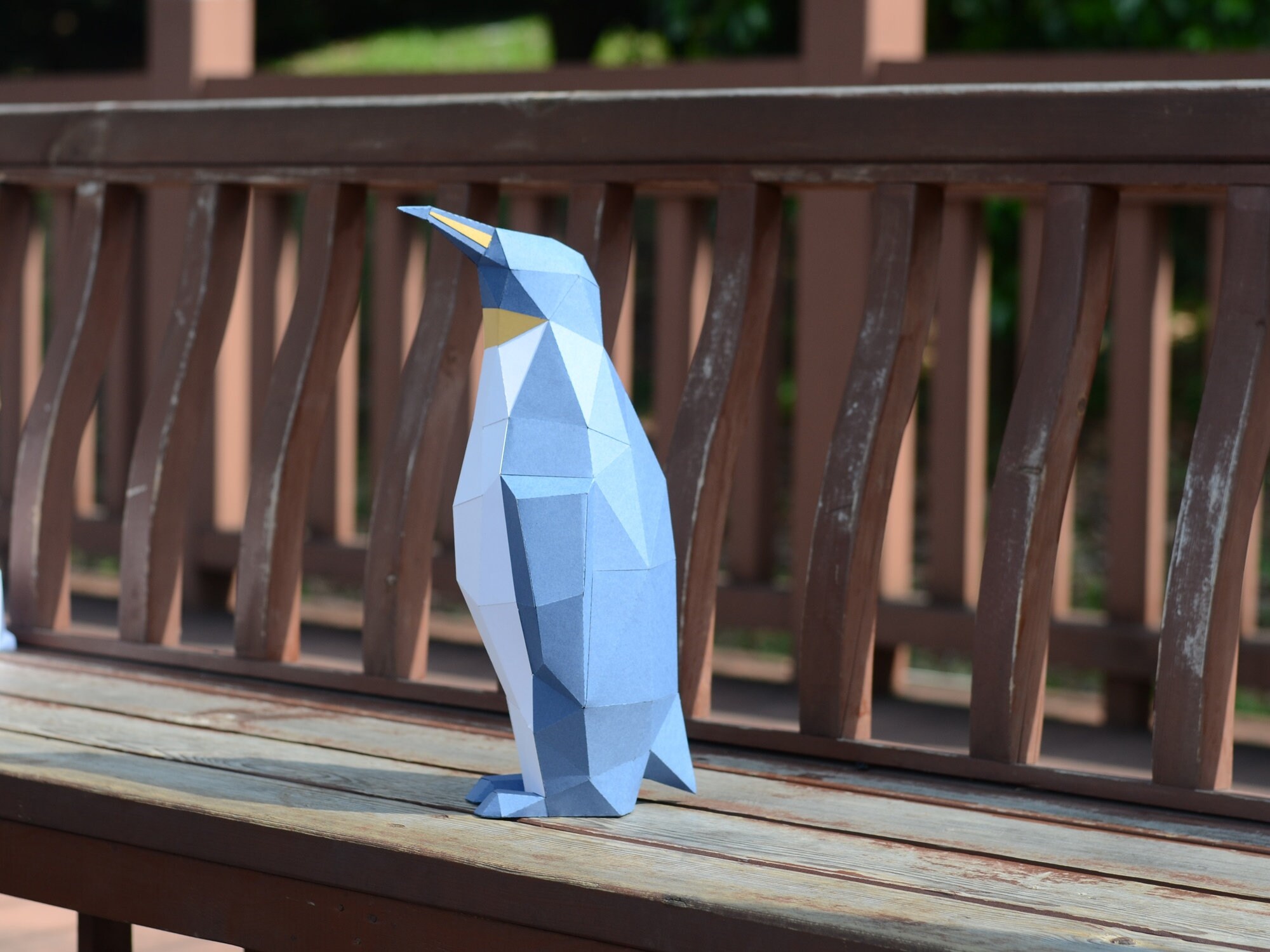 King Penguin Pre-cutting DIY Papercraft Kit Multi-color | Etsy