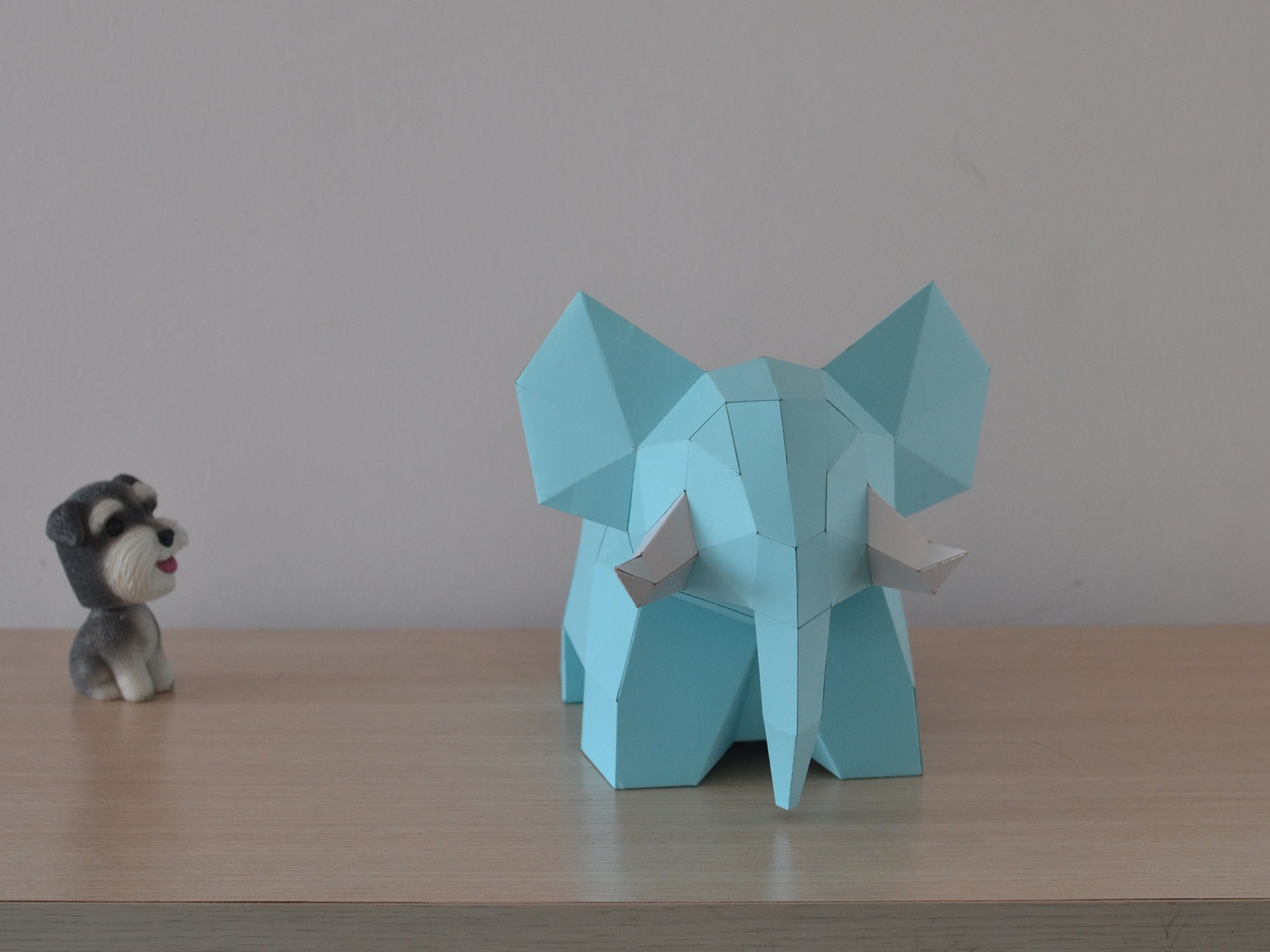 Elephant DIY Paper Craft KitPre Cut 3D Papercraft for | Etsy