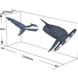 Hammer Shark in Wall Paper Sculpture,pre-cut DIY Papercraft Kit ...