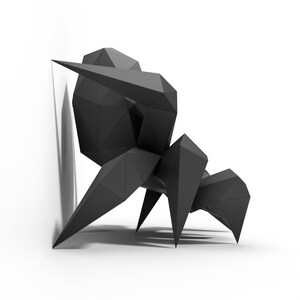 Spider Crawling Paper Sculpture,pre-cut DIY Papercraft Kit,handmade ...