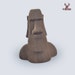 Moai Statue - Cardboard Sculpture, DIY Papercraft, 3D Paper Art，home ...