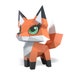 Cute Fox Paper Sculpture,pre-cut DIY Papercraft Kit,handmade Cute ...