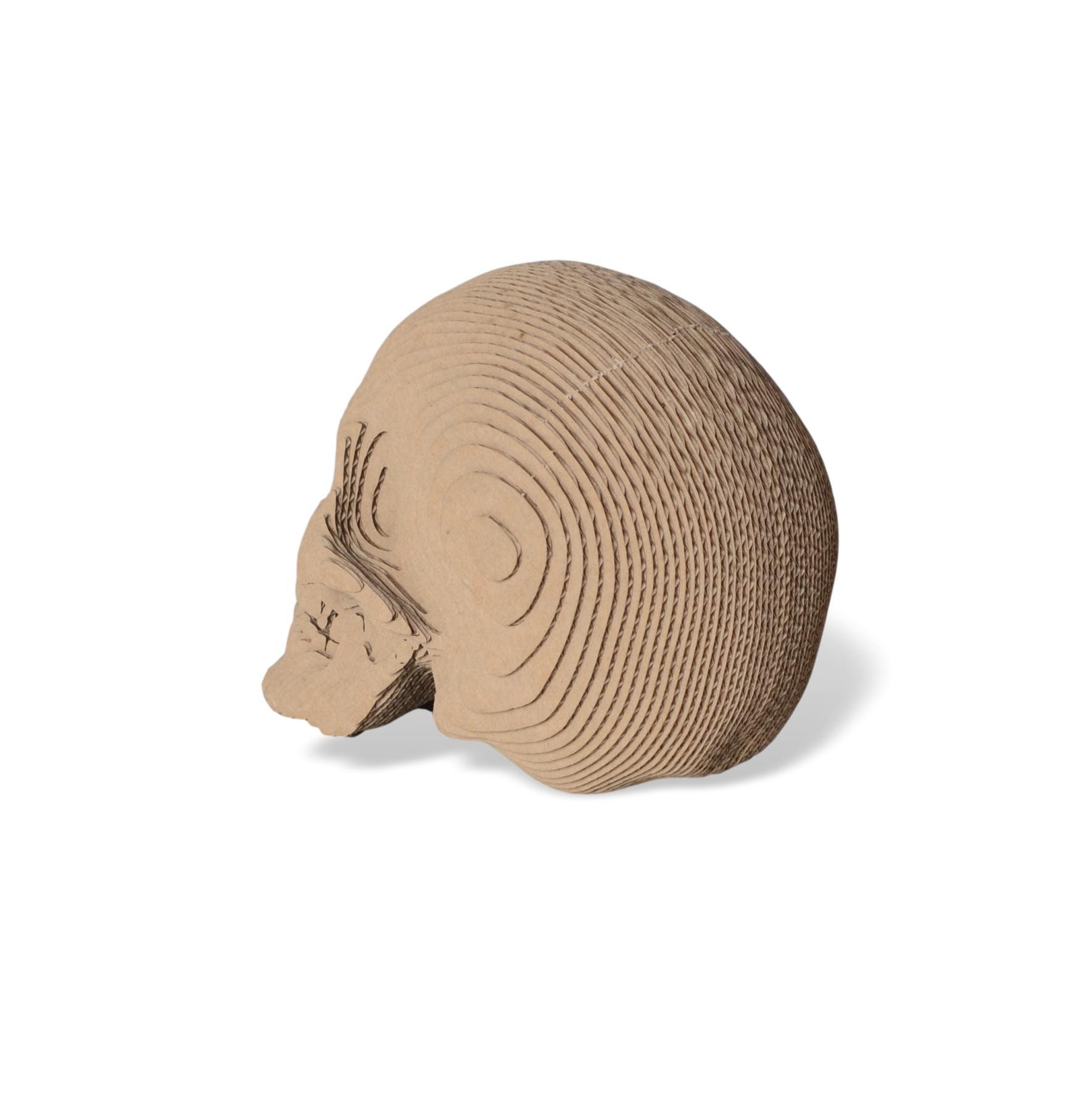 Small Size Human Skull Cardboard Sculpture, DIY 3D Papercraft Kit, 3D ...