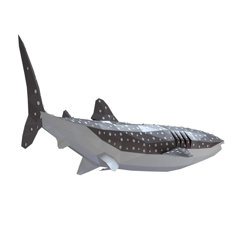 Whale Shark Paper Sculpture,pre-cut DIY Papercraft Kit,handmade Sea ...