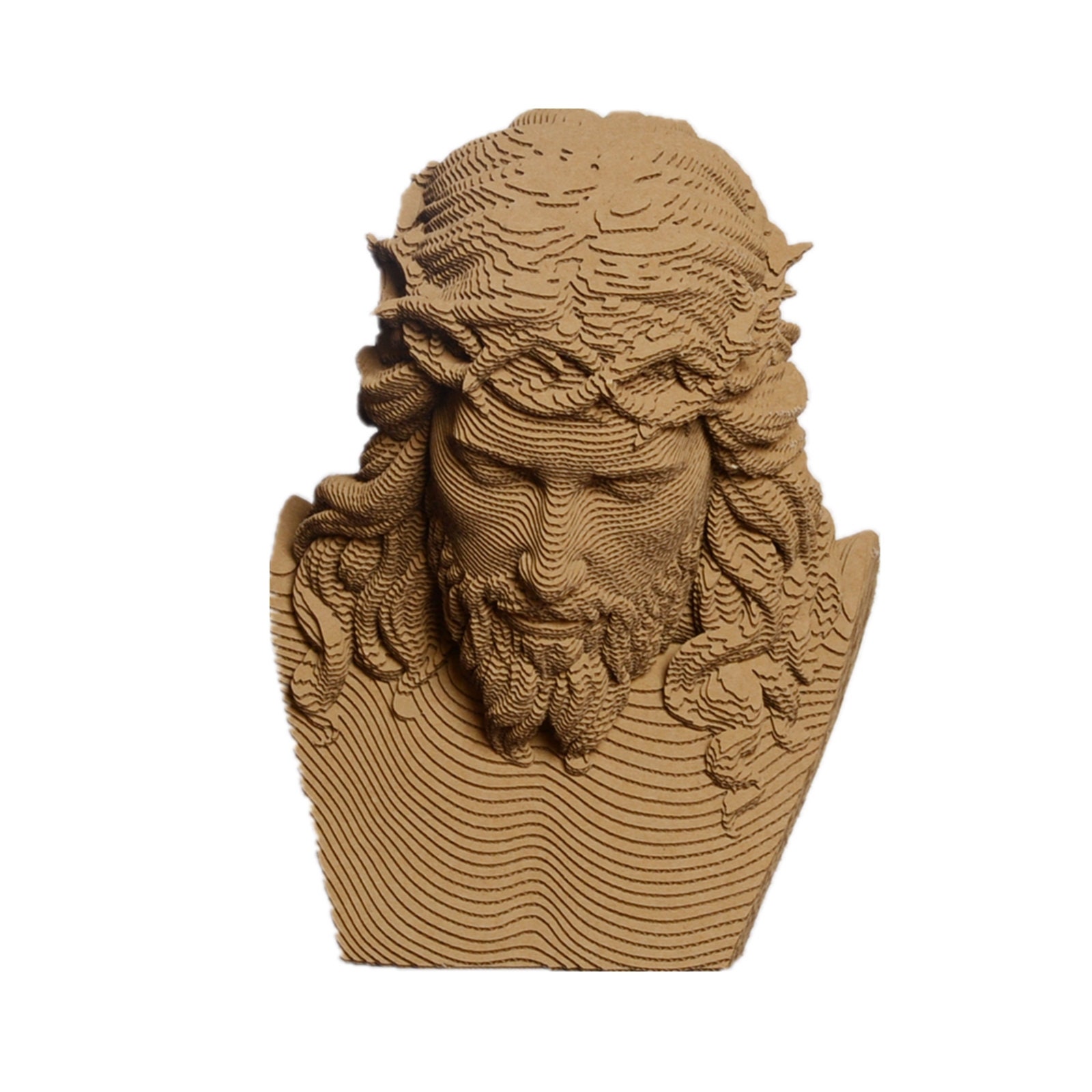 Jesus Bust DIY Cardboard Classical Sculpture DIY | Etsy