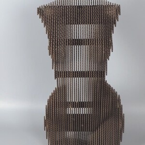 Buy Sliced Woman Torso Cardboard Sculpture, DIY Papercraft, 3D Paper ...