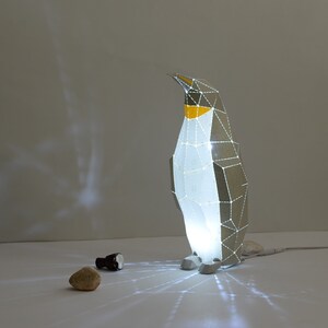 King Penguin DIY Paper Lamp Craft Kit,creative Paper Lamp Shade,3d ...