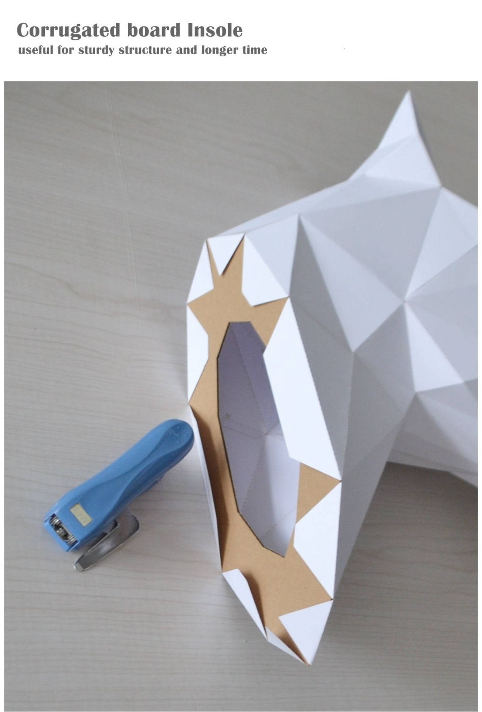 Ram Head Sculpture Pre-cutting DIY Papercraft Kit | Etsy