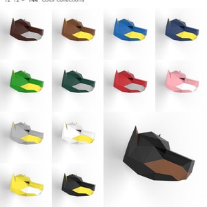 Doberman Mask, Paper Mask, Animal Mask, DIY Animal Head, DIY Paper Mask ...