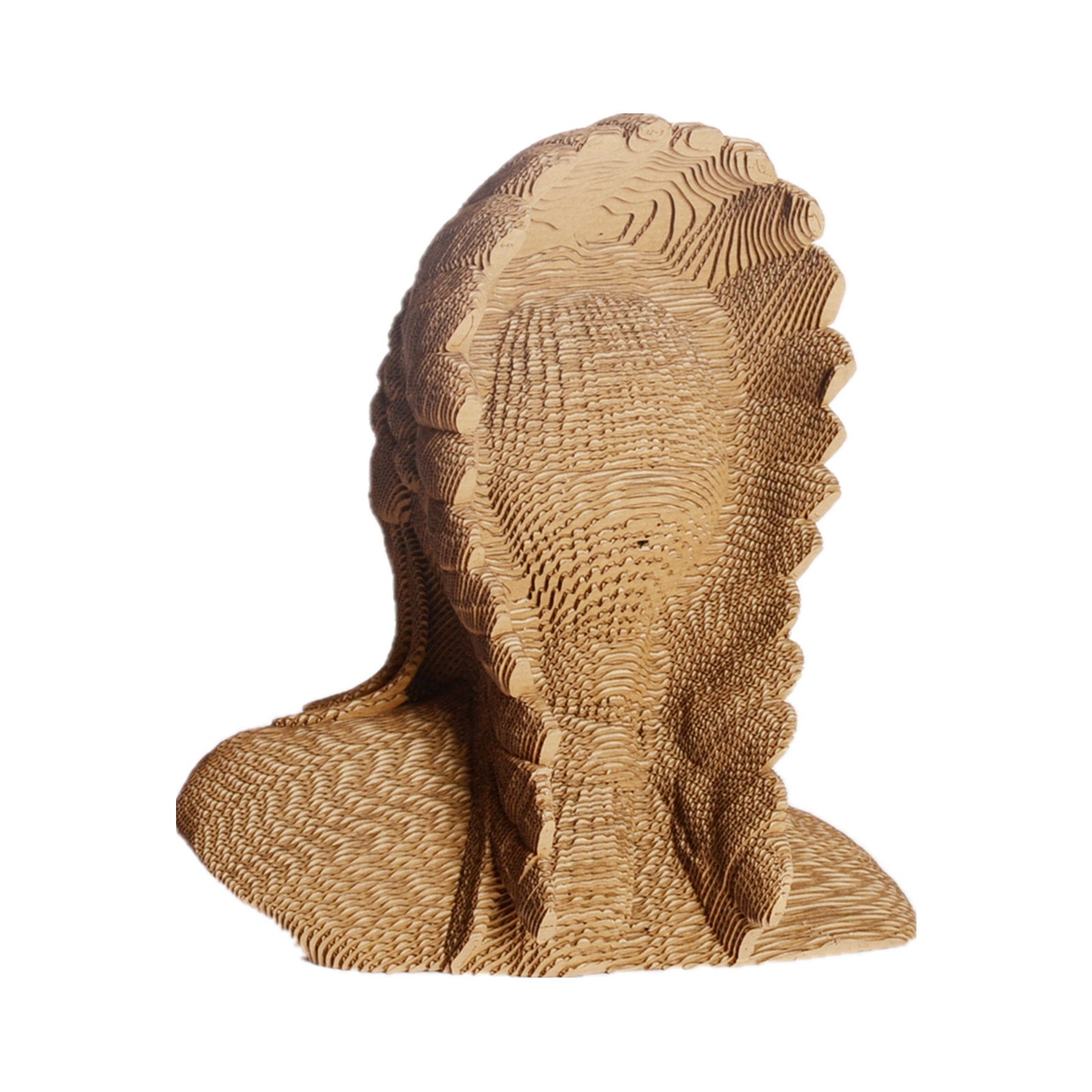 Indians Bust DIY Cardboard culpture DIY Papercraft 3D | Etsy