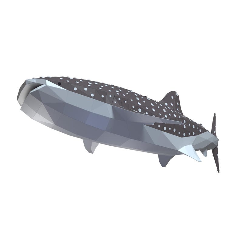 Whale Shark Paper Sculpture,pre-cut DIY Papercraft Kit,handmade Sea ...