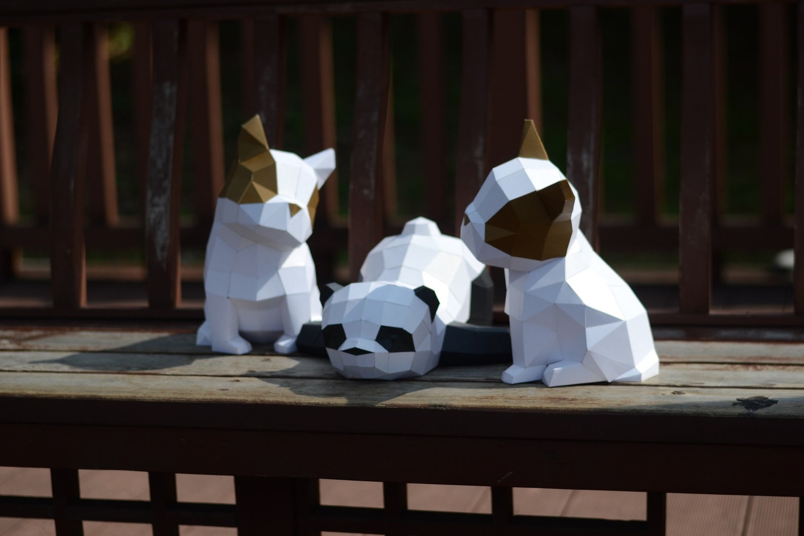 Bulldog Pre-cutting DIY Papercraft Kit Multi-color Option3d | Etsy