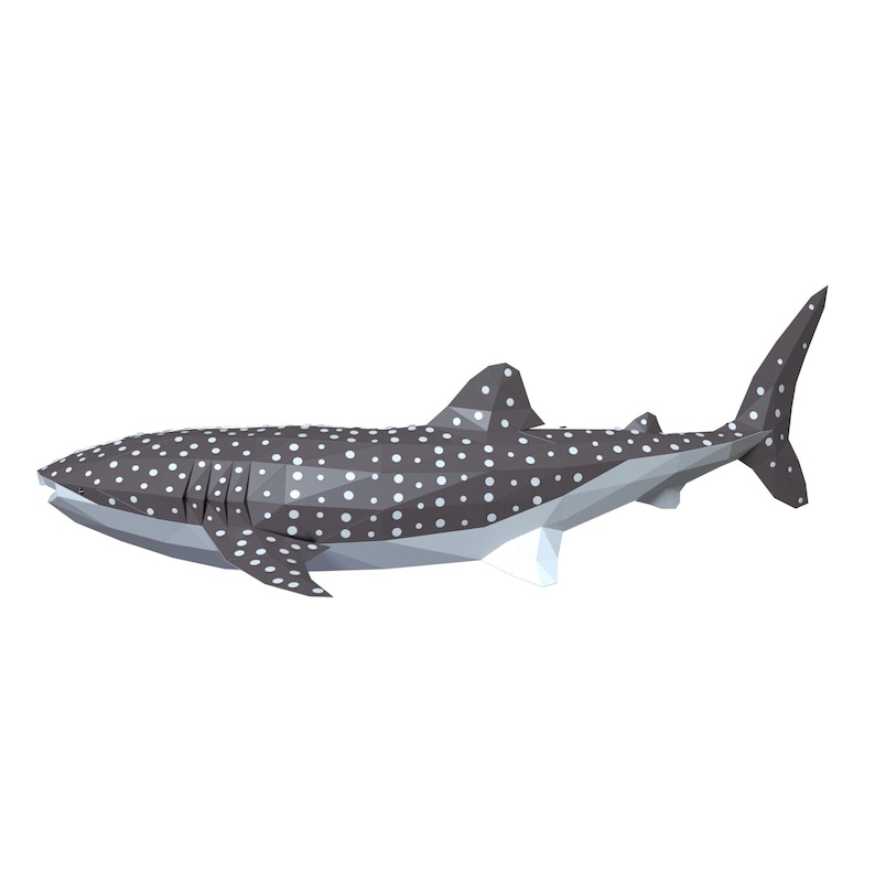 Whale Shark Paper Sculpture,pre-cut DIY Papercraft Kit,handmade Sea ...