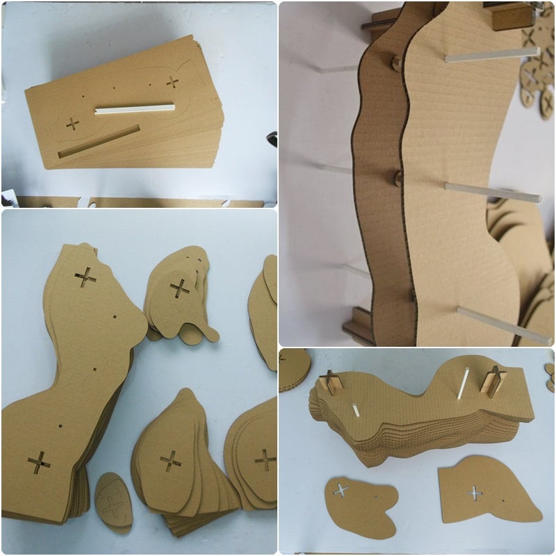 Sliced Woman Torso Cardboard Sculpture DIY Papercraft 3D - Etsy Australia