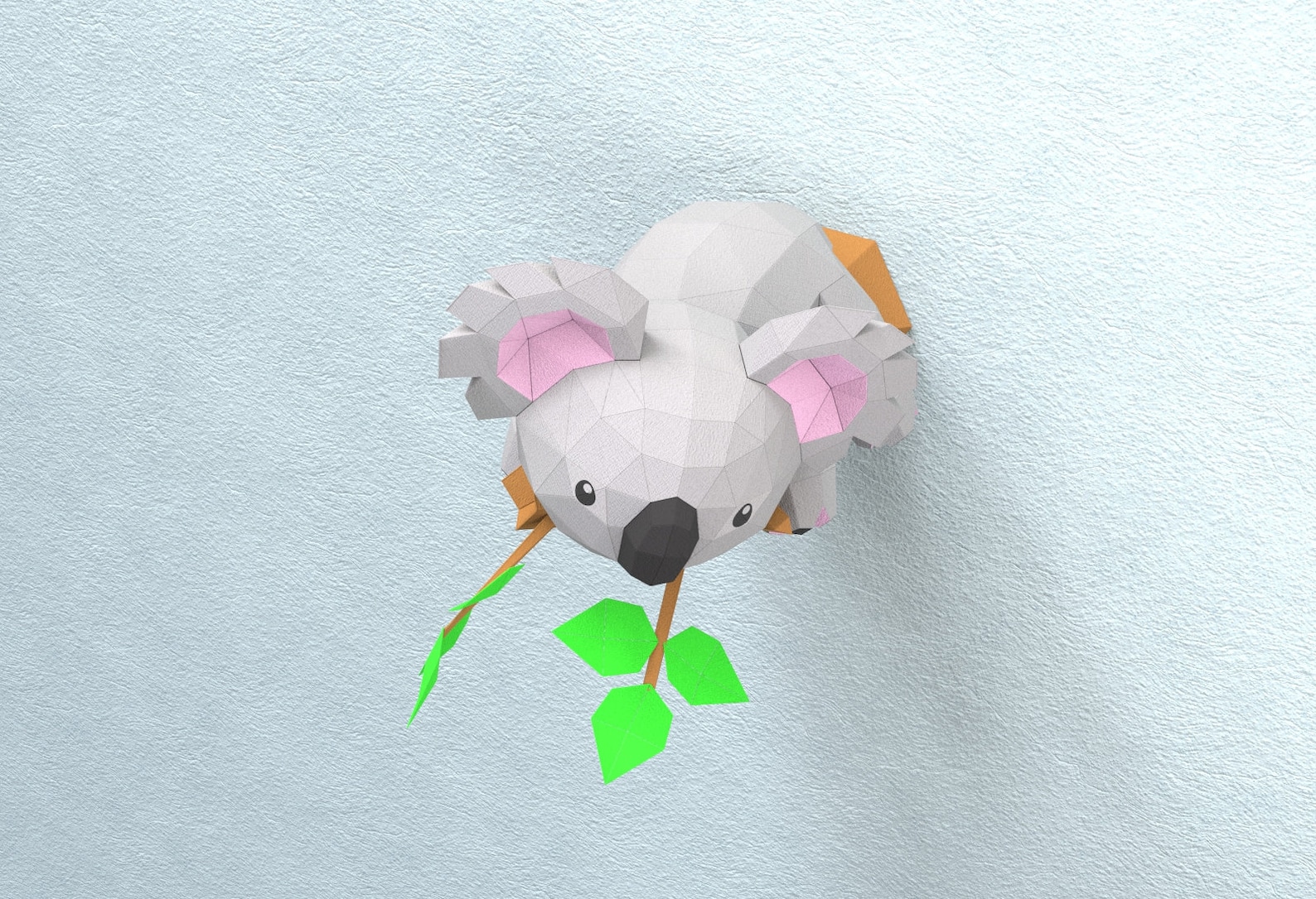 Koala on Branch Paper Sculpture,pre-cut DIY Papercraft Kit,handmade ...