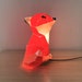 Cute Fox DIY Paper Lamp Craft Kit,creative Paper Lamp Shade,3d ...