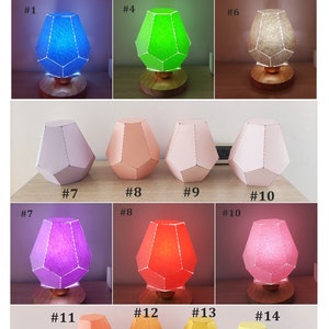 Cute Fox DIY Paper Lamp Craft Kit,creative Paper Lamp Shade,3d ...