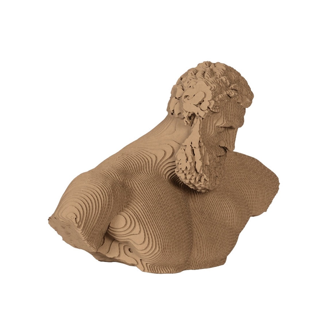 Hercules Bust Cardboard Classical Sculpture DIY Papercraft - Etsy