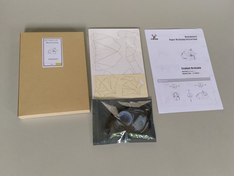 Moai Head DIY Paper Lamp Craft Kitcreative Paper Lamp - Etsy