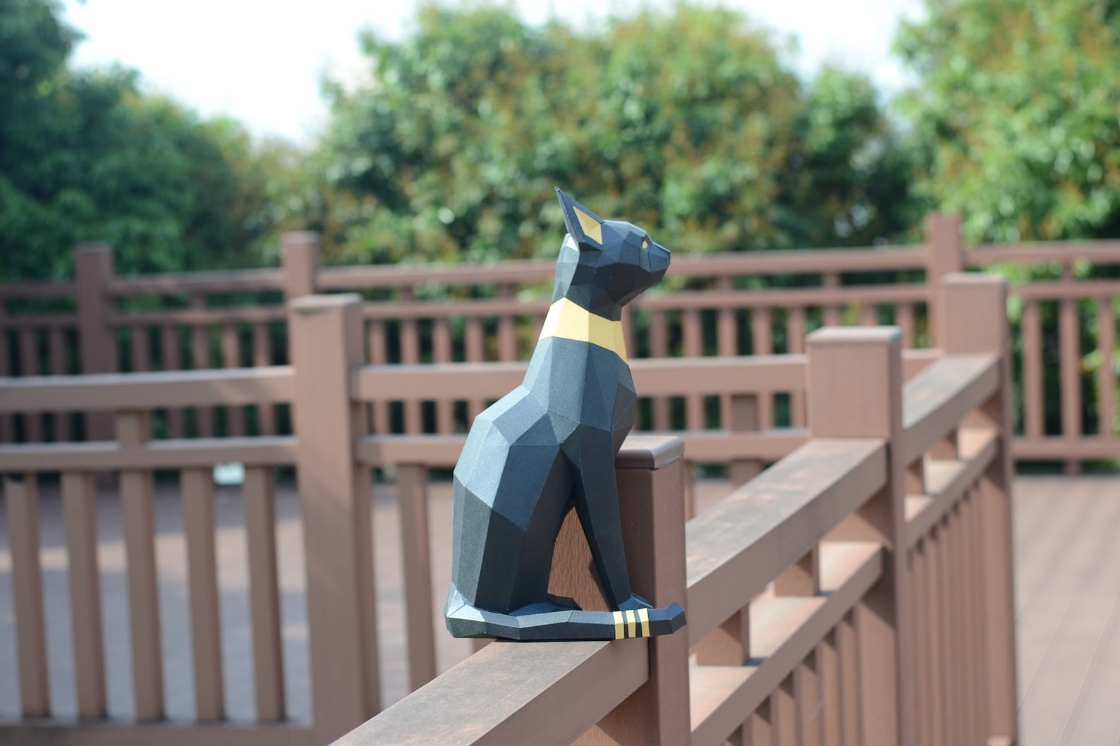 Egypt Cat Pre-cutting DIY Papercraft Kit Bastetmulti-color | Etsy