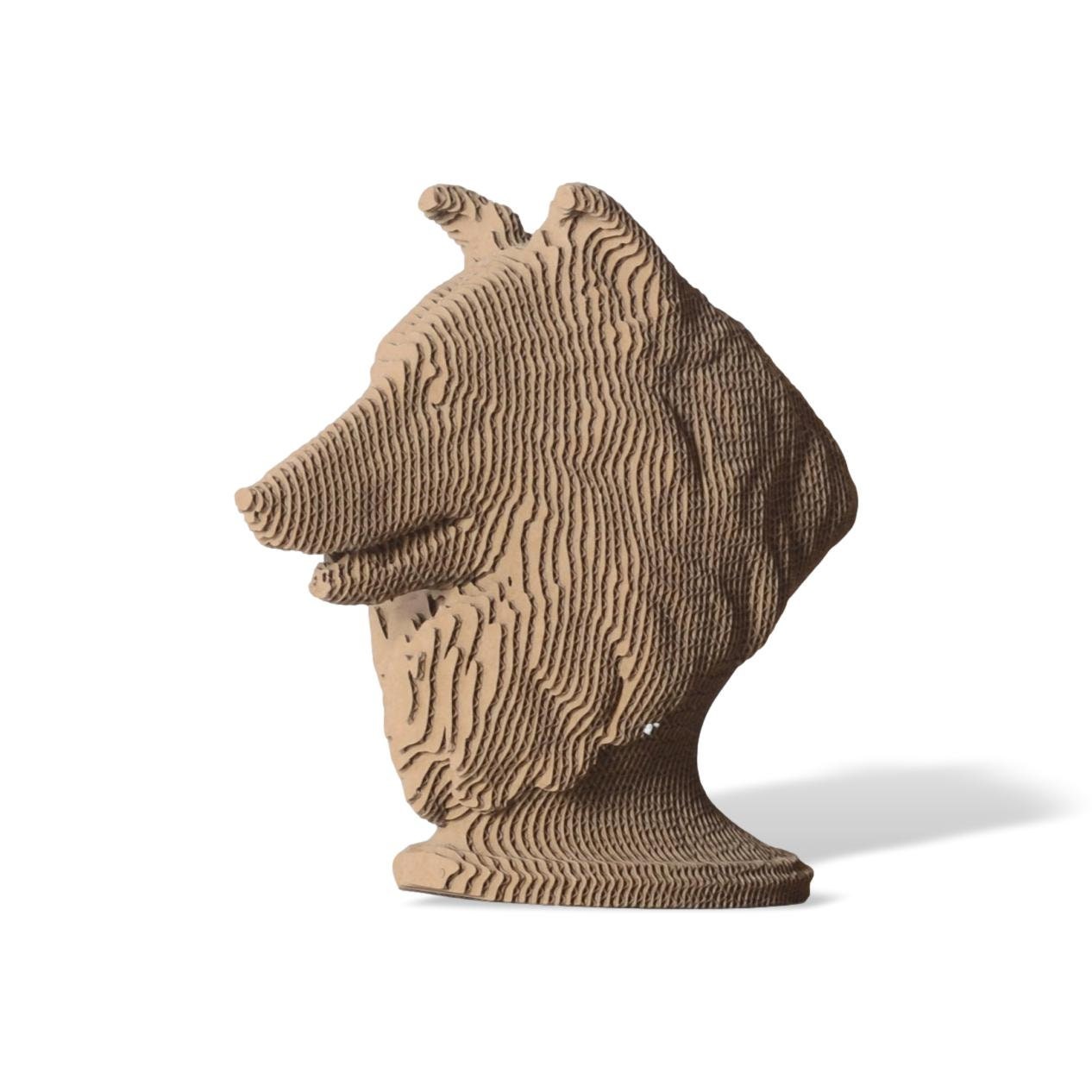 Sheltie Bust Cardboard Sculpture DIY 3D Papercraft kit 3D | Etsy