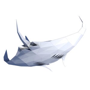 Manta Ray Paper Sculpture,pre-cut DIY Papercraft Kit,handmade Sea ...